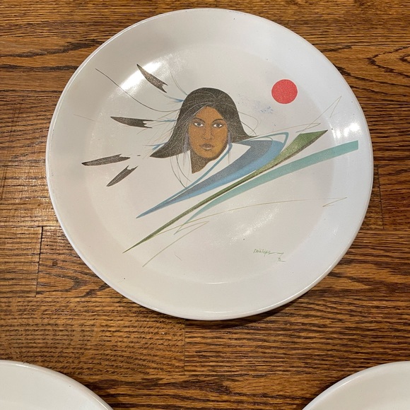 dana tiger | Art | Decorative Plates Dana Tiger Hand Painted And ...